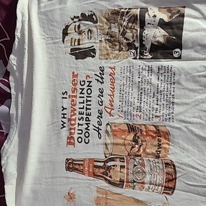 Budweiser | Shirts | Mens M Budweiser King Of Beers | Poshmark